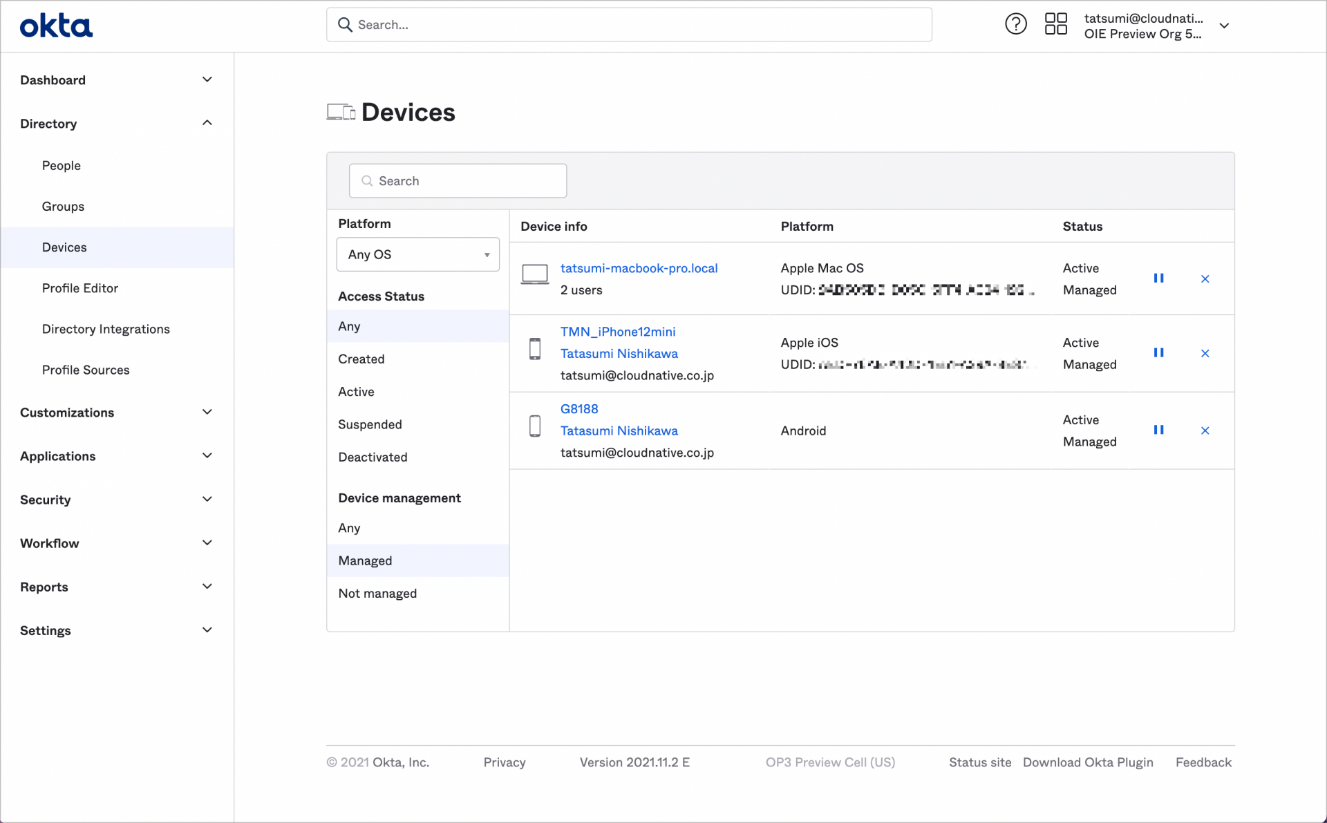 Okta Identity EngineでのDevice Trustを検証してみた -Android編- – CloudNative Inc ...