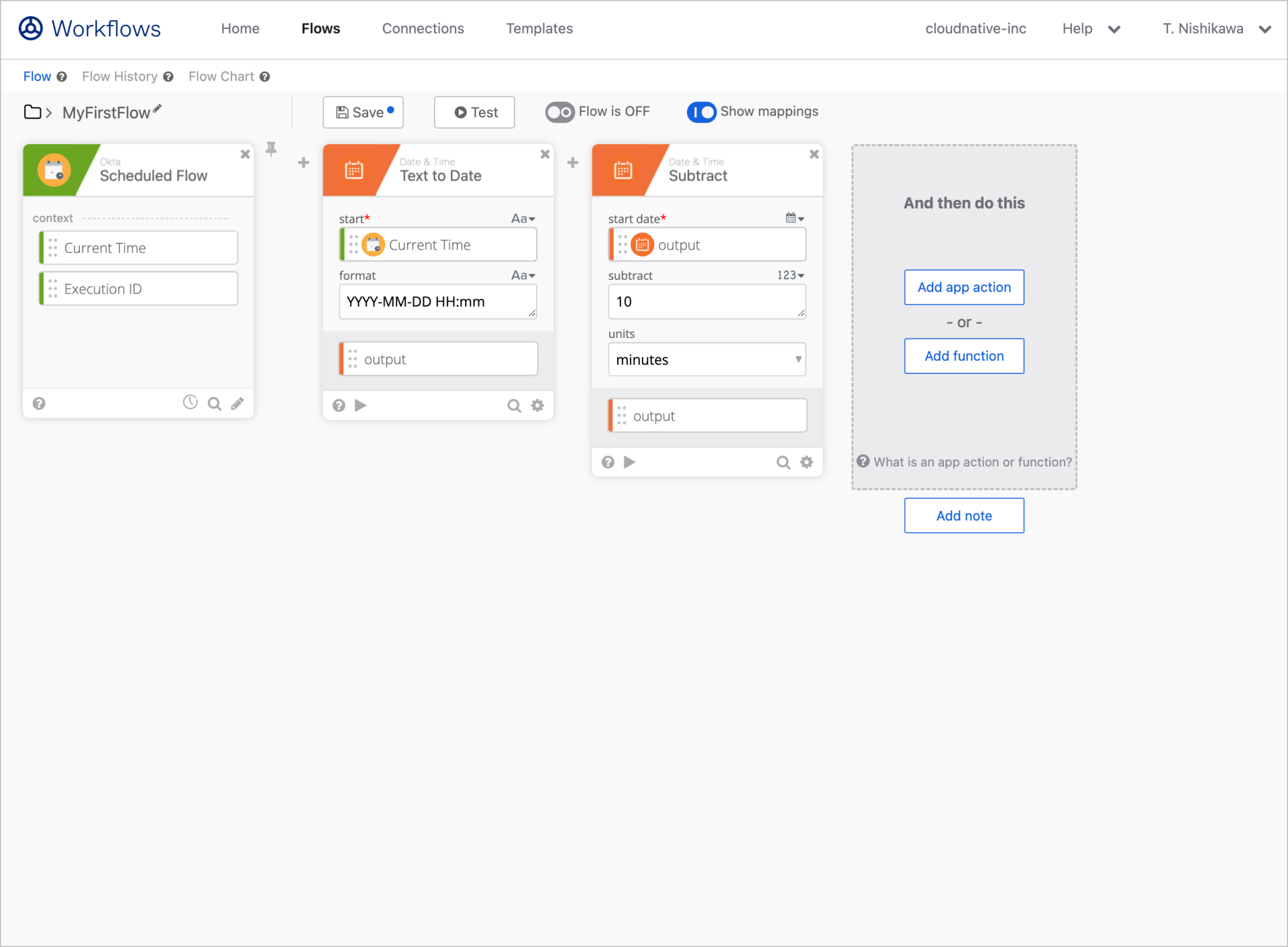 Okta Workflowsのはじめかたとよく利用するカードの解説 – CloudNative Inc. BLOGs