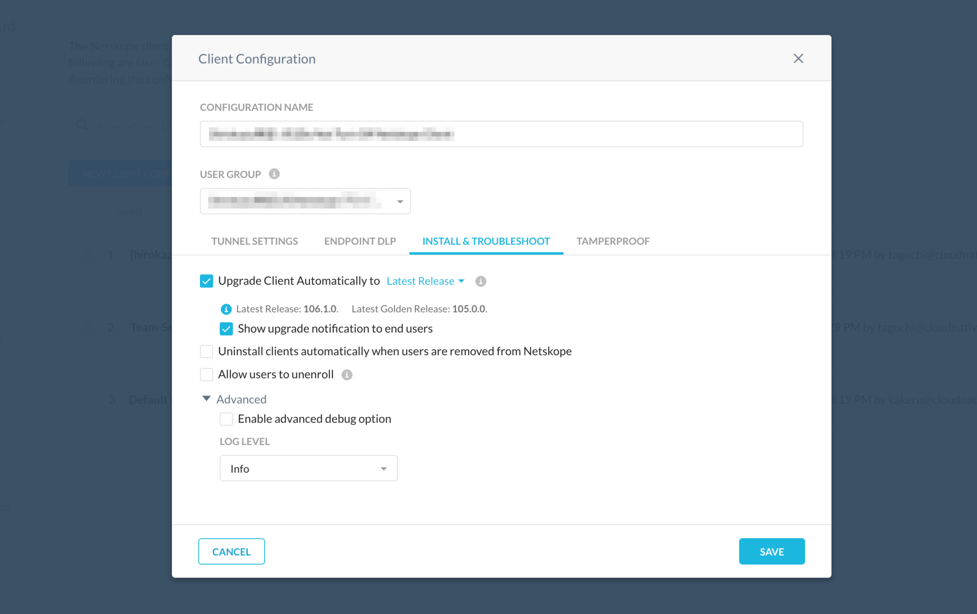 Netskope管理コンソール初期設定ブログ – CloudNative Inc. BLOGs