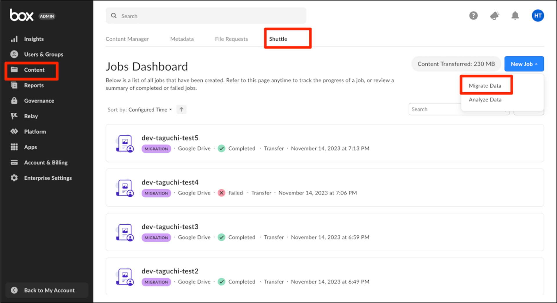 Box ShuttleでGoogle Driveの権限をある程度引き継いだデータ移行する – CloudNative Inc. BLOGs