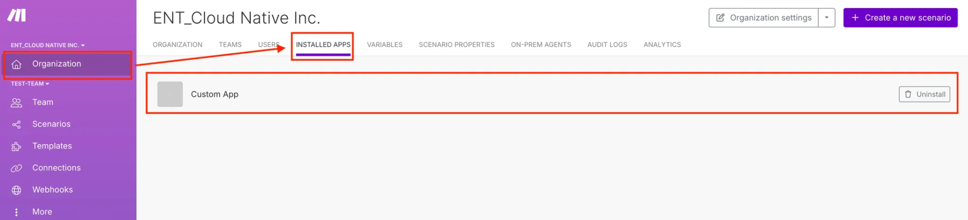make 基本操作編 機能紹介：Organization – CloudNative Inc. BLOGs