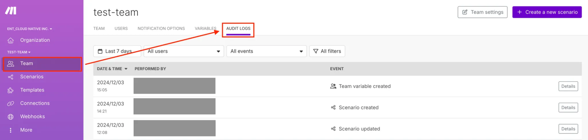 make 基本操作編 機能紹介：Organization – CloudNative Inc. BLOGs