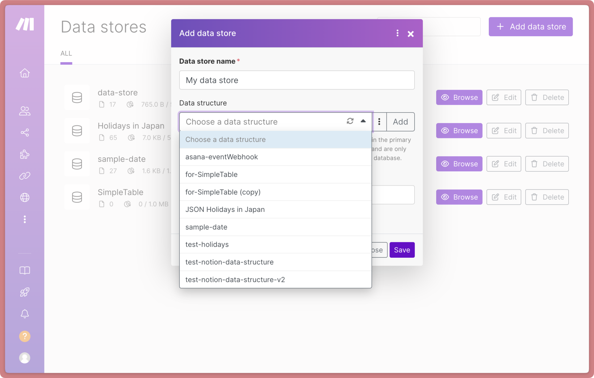make 基本操作編 機能紹介：DataStores、DataStructures – CloudNative Inc. BLOGs